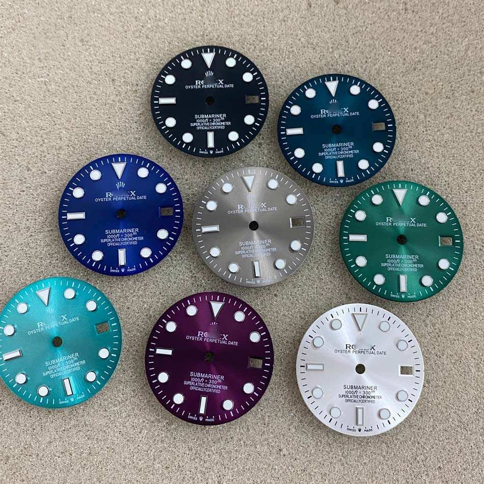 Nh35/36 Generation Labor Sun Pattern dial Green Luminous 29mm หน้าปัด ...