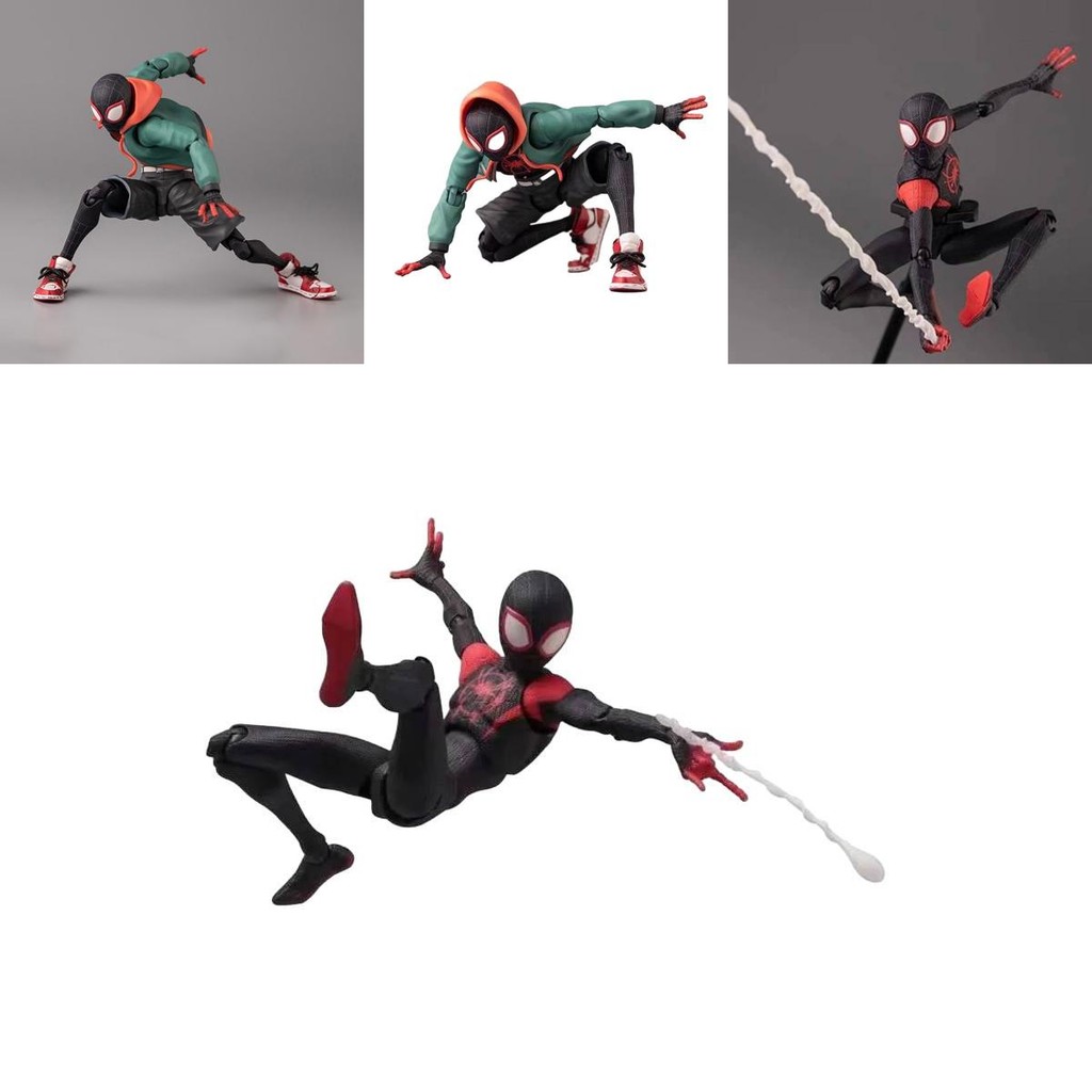 Marvel Shf ของแท้ Spider-man Parallel Universe 2 Miles Pvc Figure ...