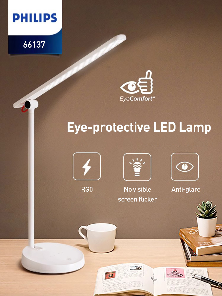 Philips โคมไฟ LED ป้องกันดวงตา RG0 ไม่มีแสงสีฟ้าอันตราย | Shopee Thailand