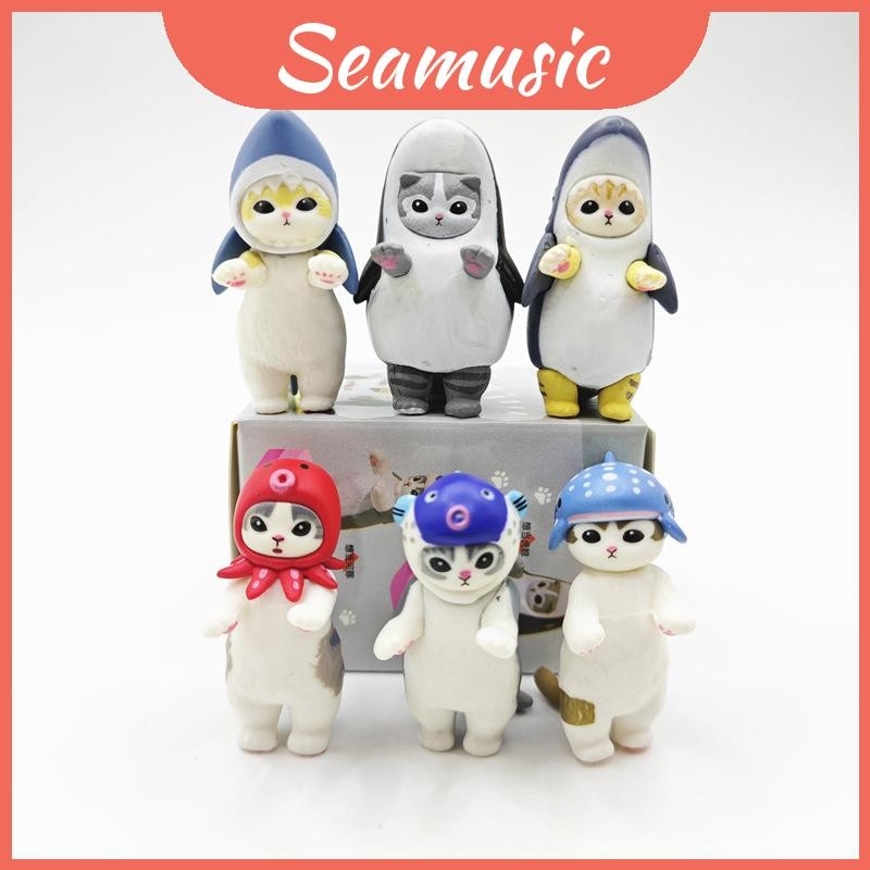 Endearing Cat Pvc Figurines Blind Box 3rd Edition Set Collectible ...