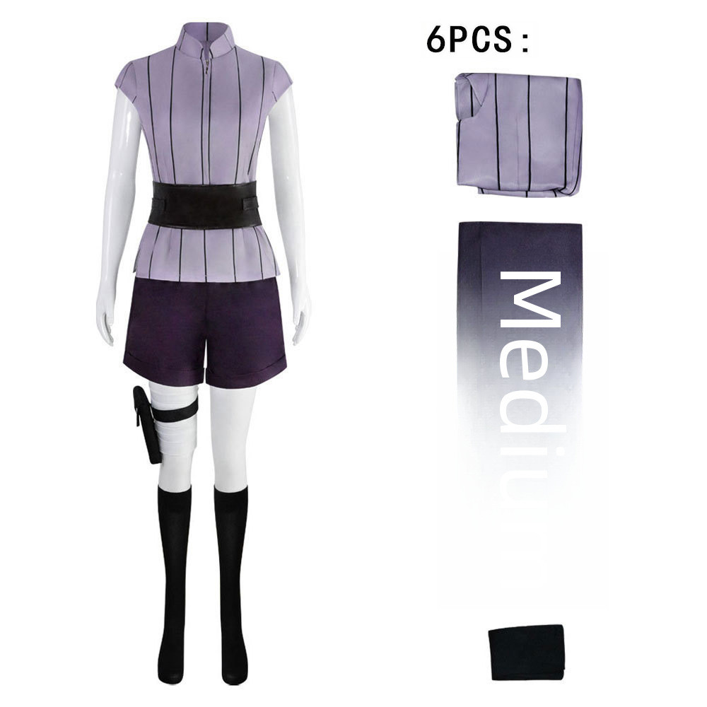 ฮาโลวีนอะนิเมะ Ninja Cos Hyuga Hinata คอสเพลย์เล่นตามบทบาทเครื่องแต่งกายในสต็อก | Shopee Thailand