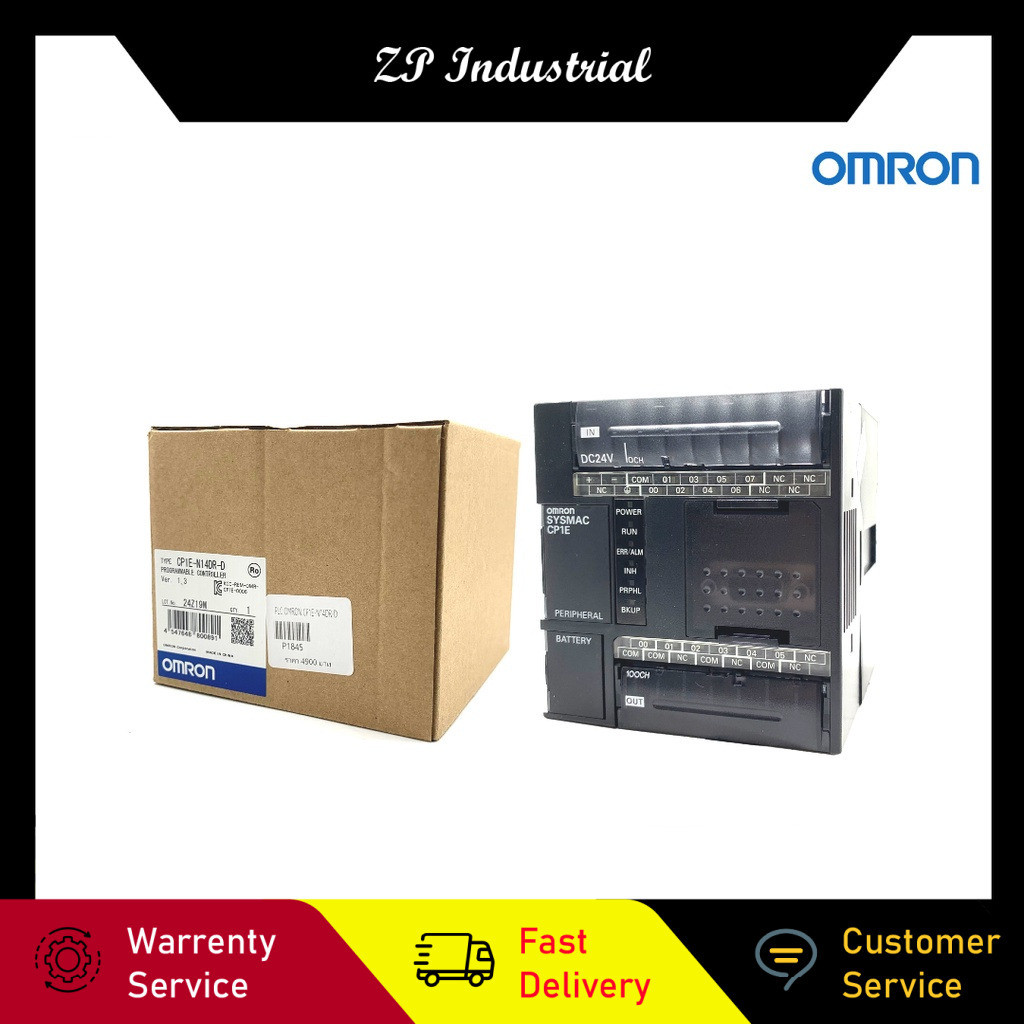 Omron CP1E-N14DR-D PLC ซีรีส์ CPU หน่วย CP1E | Shopee Thailand