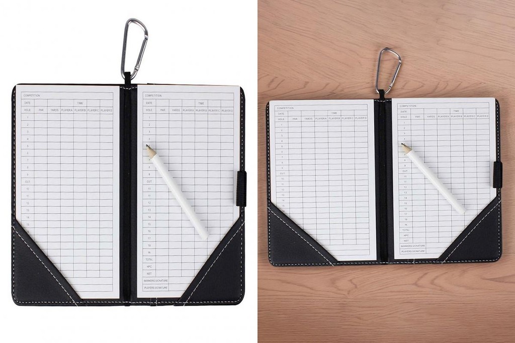[COD] Premium Faux Leather Golf Scorebook & Yardage Book Cover with ...
