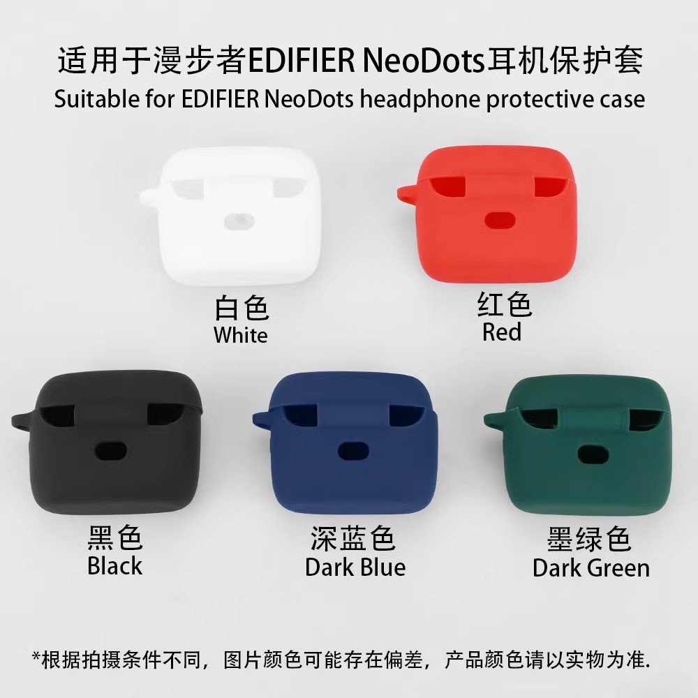 For EDIFIER NeoDots Case Silicone Soft Case Cute Lanyard Pendant EDIFIER NeoDots Shockproof ...