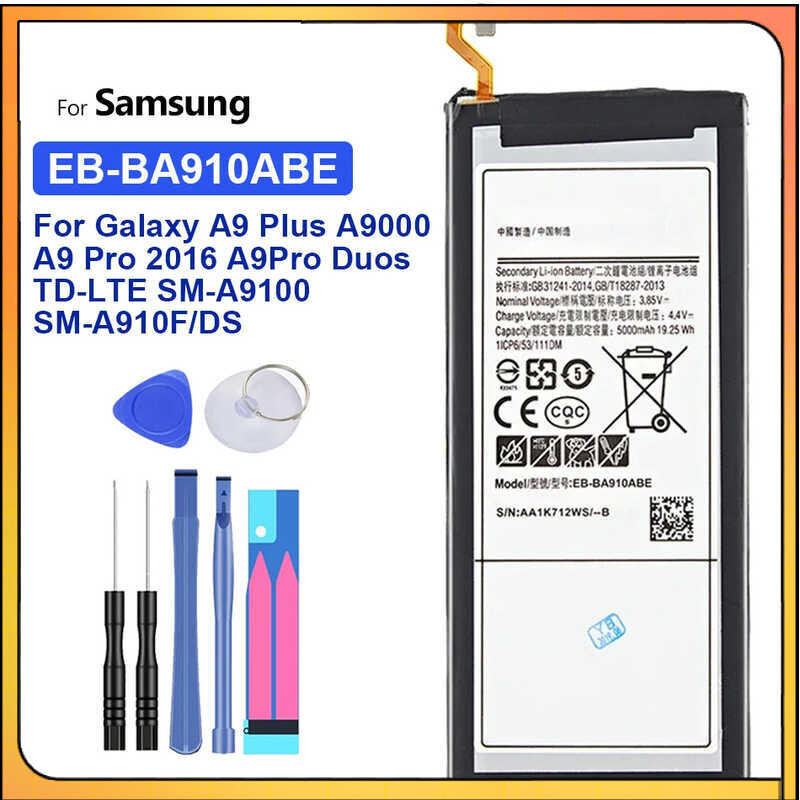 EB-BA910ABE 5000mAh Battery For Samsung Galaxy A9+ A9000 A9 Pro 2016 ...