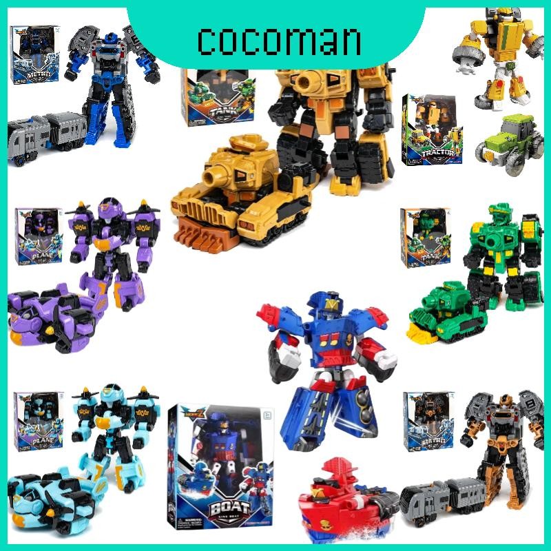 Transformable Robot Car Mech การ์ตูนมือถือสะสมการศึกษาประกอบของเล่น ...