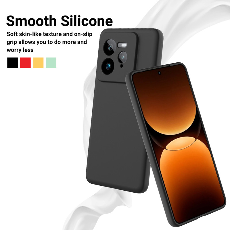 สําหรับ OPPO Realme GT 7 Pro Casing ELVEV Soft Silicon Fiber Lining ...