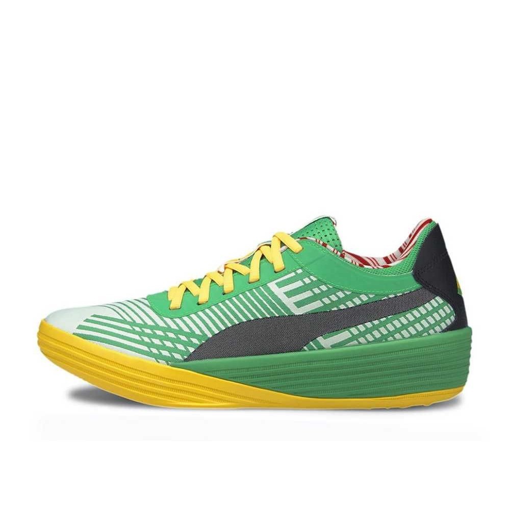 Puma Clyde All-Pro Elf Bright Green Ultra Yellow Unused | Shopee Thailand