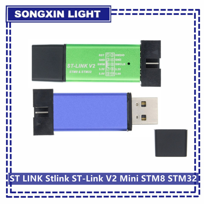 ST LINK Stlink ST-Link V2 Mini STM8 STM32 จําลองดาวน์โหลดโปรแกรมเมอร์ ...