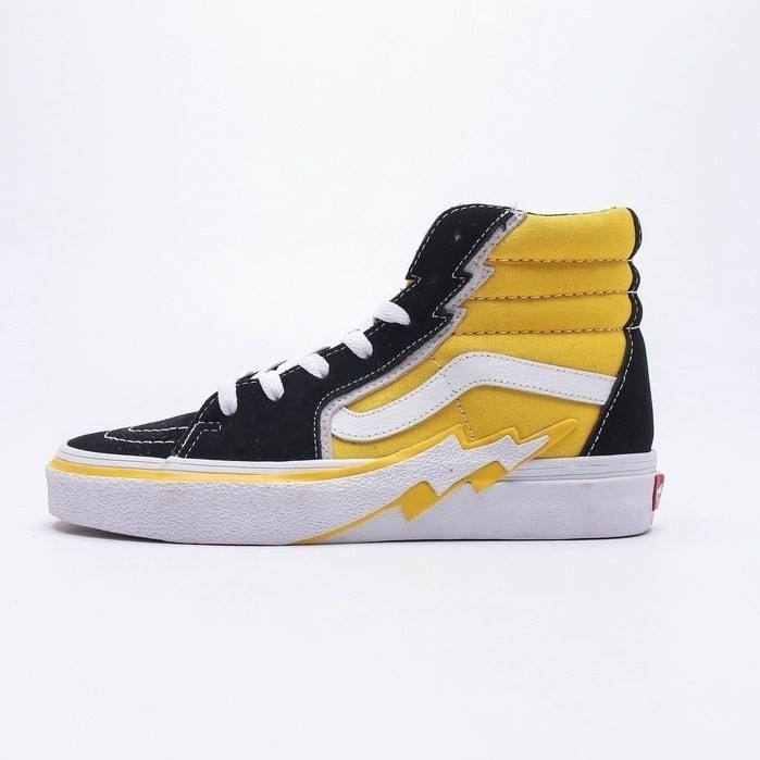2024 VANS YELLOW Lightning SK8-Hi Bolt รองเท้าผ้าใบทรงสูง-2034 | Shopee ...