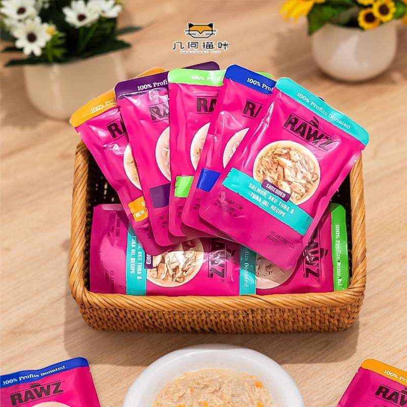 RAWZ Ross Shreds Grain-Free Series ลวดเย็บกระดาษป้ายสีม่วงไก่ฟักทองปลา ...
