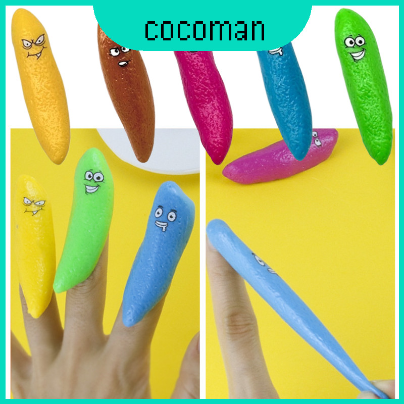 ความแปลกใหม่บรรเทาความเครียด Finger Poop ของเล่น Tpr วัสดุประมาณ 3g 2*5 ...