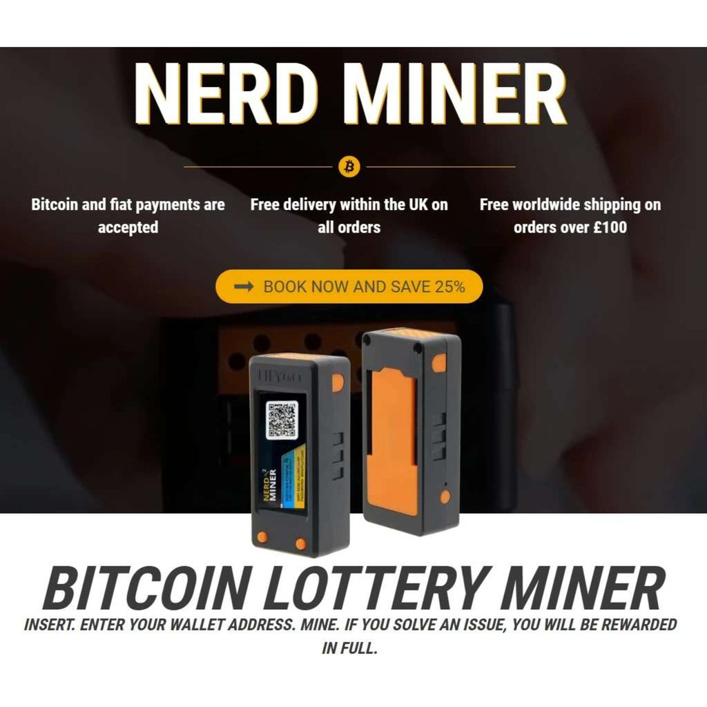 Nerdminers V2 T จอแสดงผล S3 Bitcoin BTC Solo Lottery miner 56 KH/s ...