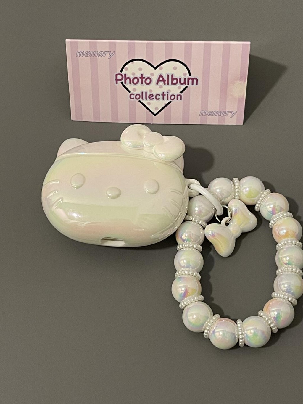 Fairy Dream Laser Kitty Cat Case AirPods 4 AirPods Pro2 Pro Apple EarPods รุ่นที่ 3 อะคริลิค ...