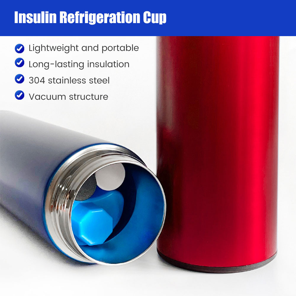 Insulin Cooler Cup Cooler Box Insulin Cooling Bag Travel Portable ...