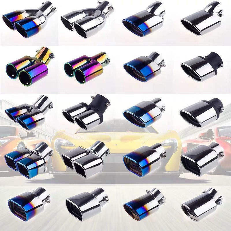 รถ Tailpipe ท่อไอเสียท่อไอเสีย Universal สแตนเลสท่อไอเสียท่อไอเสีย ...