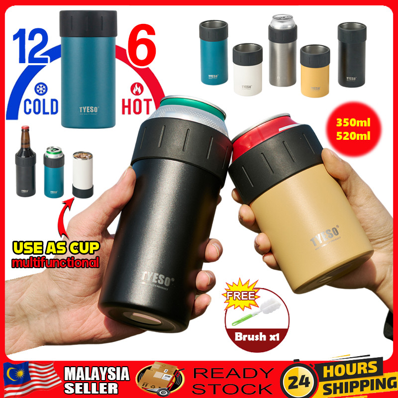 Tyeso TS-8897/TS-8898 กระป๋องฉนวนสุญญากาศ Cooler 350ml/500ml ถ้วยน้ําถ้วยกาแฟร้อนและเย็น ...