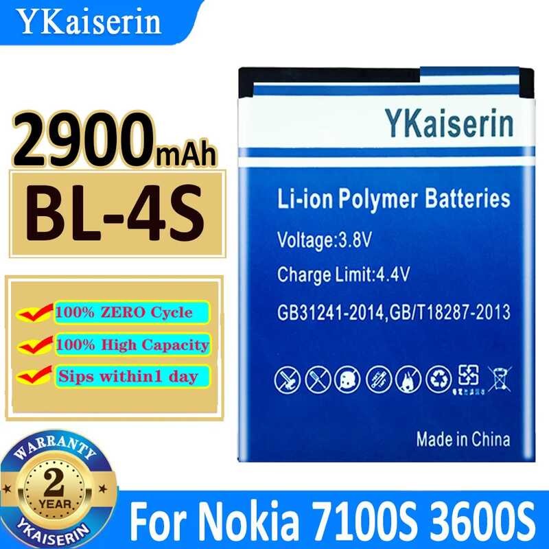 YKaiserin แบตเตอรี่ BL-4S For Nokia 7100S 3600S 7610S X3-02 6208C 2680S BL 4S | Shopee Thailand