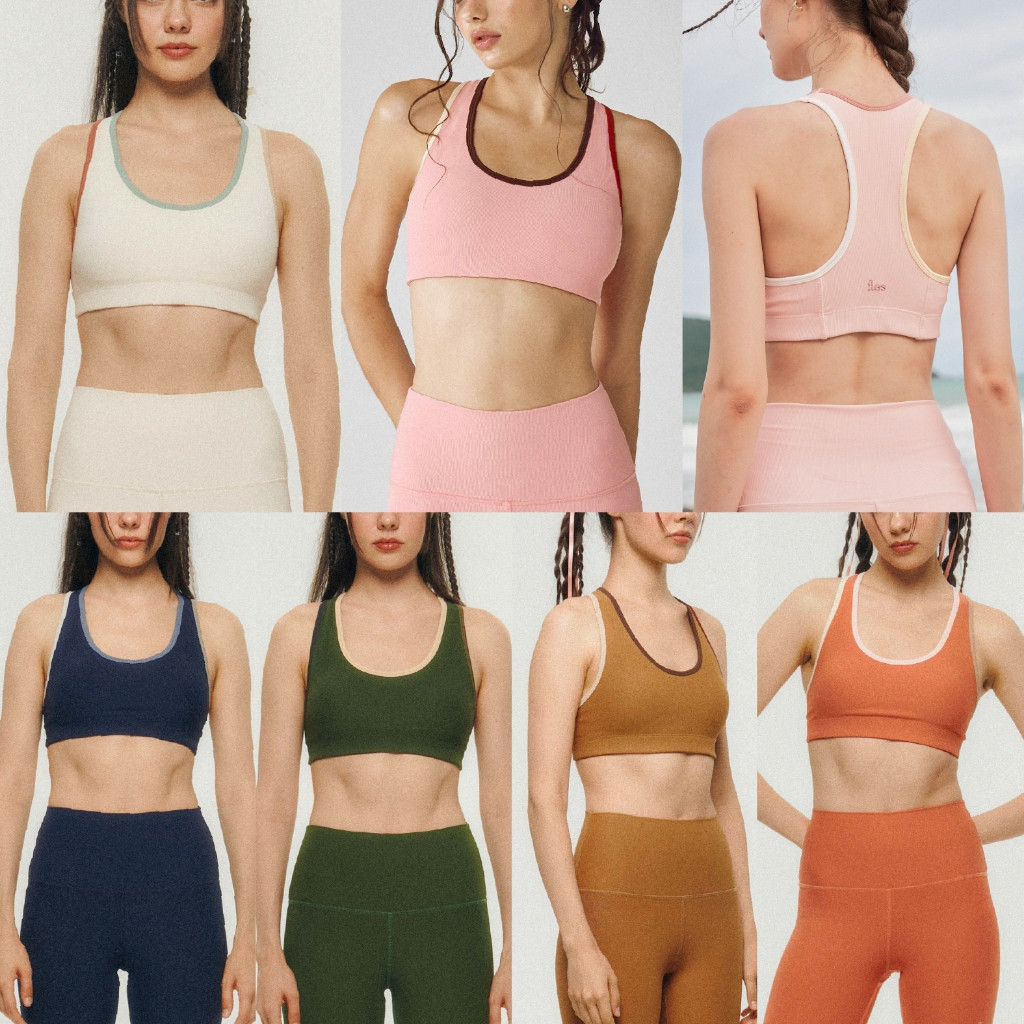Jolly Ribbed Sports Bra - The Flos Club | Shopee Thailand