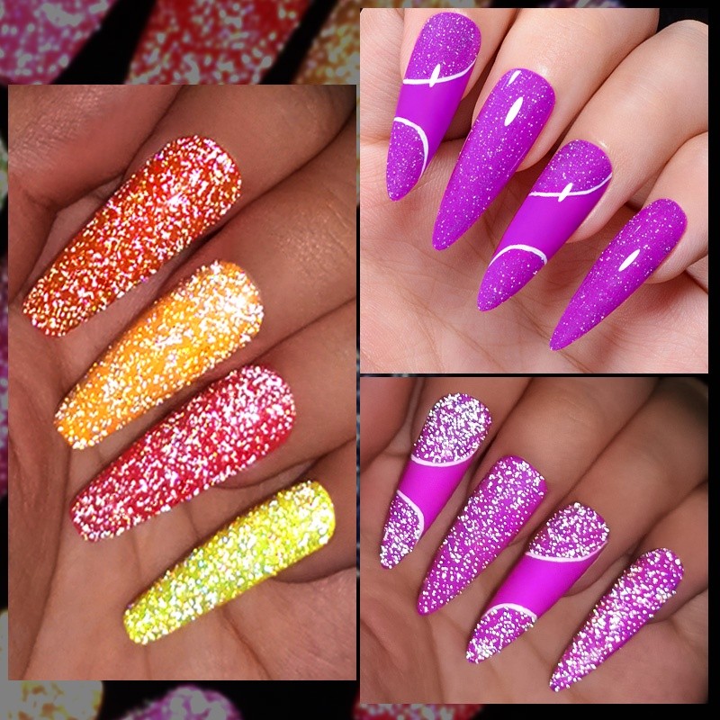 MTSSII 7ml Reflectieve Top Coat Function เล็บเจลยางฐานเจล Soak Off UV LED เจลเล็บเคลือบเงา ...