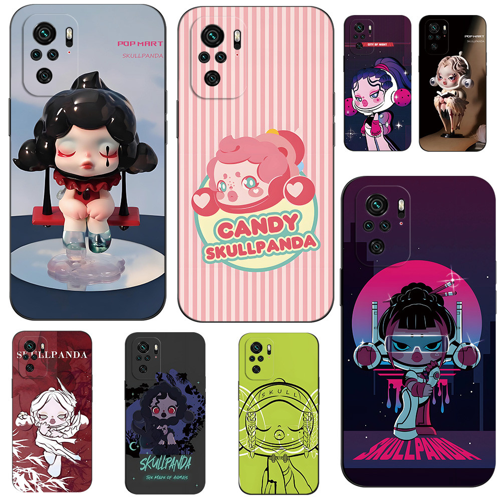 เคสโทรศัพท์ Xiaomi Poco M5S 4G เคส Case Skull Panda สีดํา การ์ตูน ด้าน ...