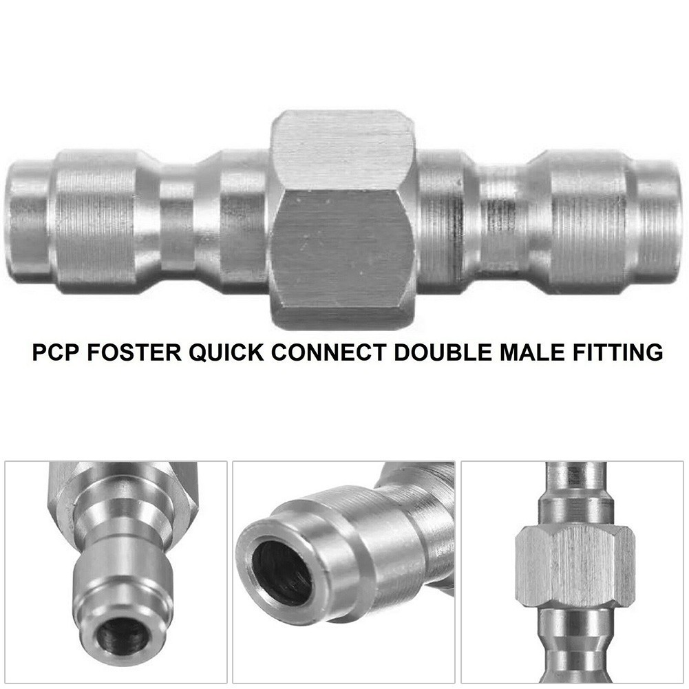 8 มม. Dual Male Quick Connect PCP Adaptor Foster Fitting | Shopee Thailand