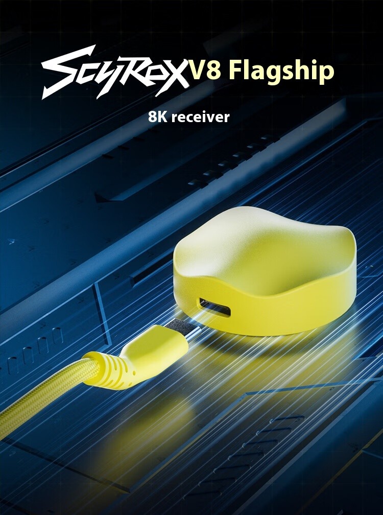 Scyrox V8 เมาส์ไร้สาย 36g น้ําหนักเบา 8K PAW3950 เมาส์สําหรับเล่นเกม E-Sports รู้สึกสบาย ...