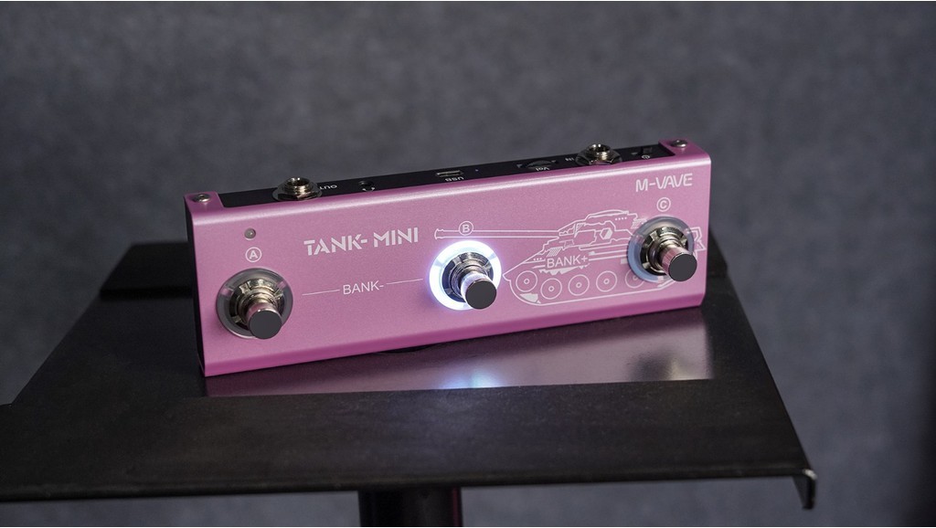 M-VAVE TANK MINI กีตาร์ไฟฟ้า/เบส Multi-Effects เหยียบรองรับ Tone ...