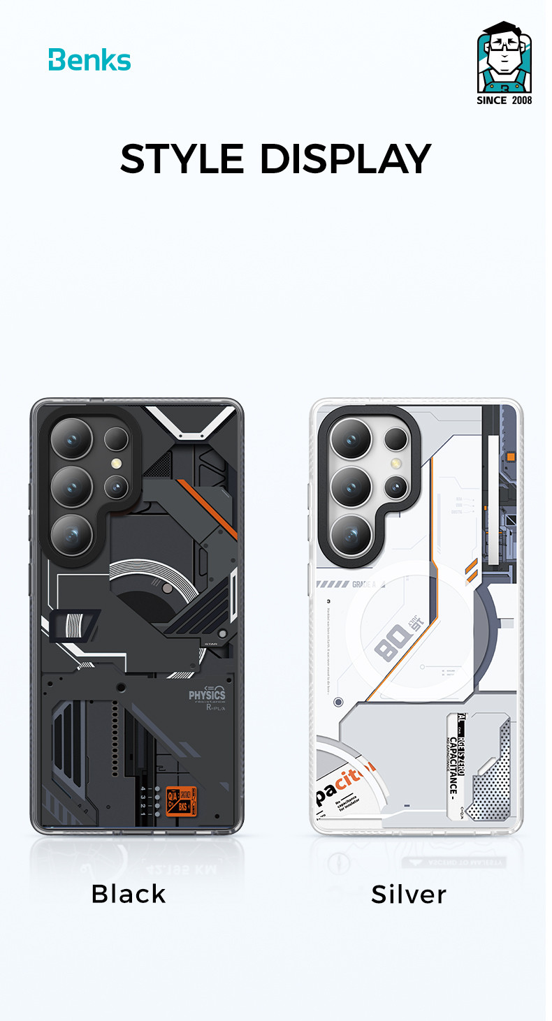 SAMSUNG [Benks Official] Benks Mecha Magneticกันกระแทกเคสโทรศัพท์สําหรับSamsung S25 Ultra S25U ...