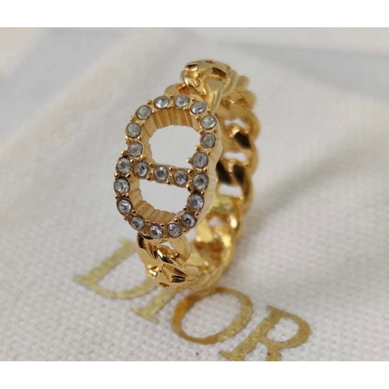 แหวนแฟชั่น DIOR Cliar D Lune ของแท้ 100% ของแท้ | Shopee Thailand