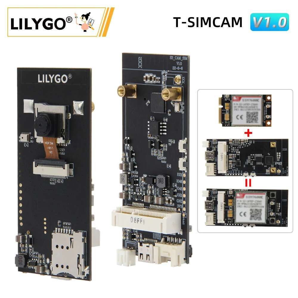 ลิลลี่โก® T-SIMCAM ESP32-S3 CAM บอร์ดพัฒนา WiFi บลูทูธ 5.0 โมดูลไร้สาย OV2640/OV5640 กล้อง IR ...