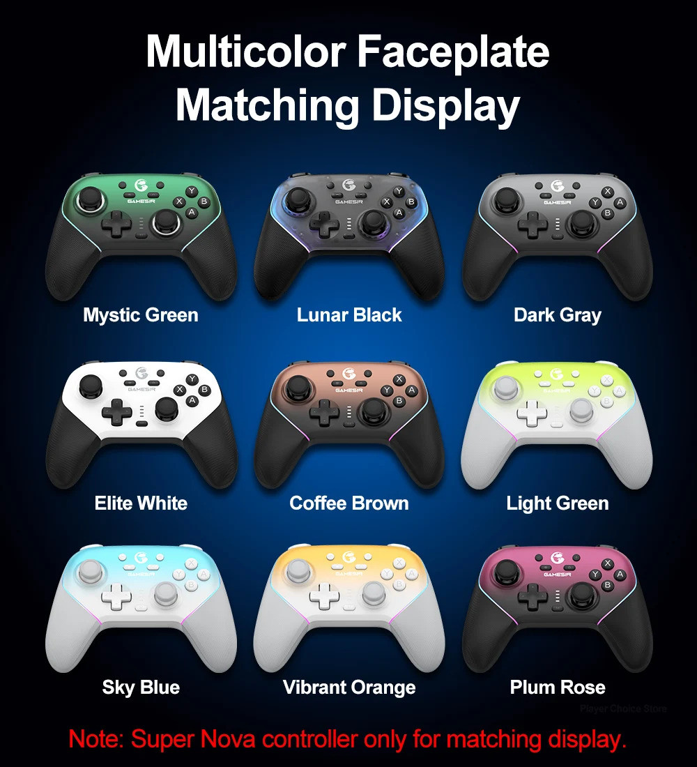 GameSir Super Nova Controller Magnetic Faceplate ปรับแต่งเกมแพดตัว ...