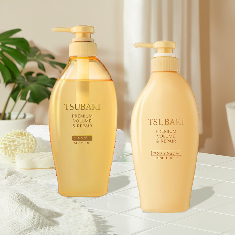 Tsubaki Premium Shampoo ซึบากิ แชมพู 450ml (Hair Fall Care/Moist/Volume/Damage Care/Cool ...