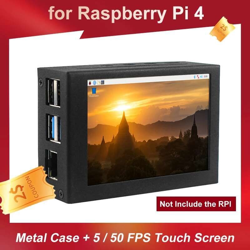 3.5 นิ้ว Raspberry Pi 4 จอแสดงผล 5 50 FPS 480x320 พิกเซลหน้าจอสัมผัส ...