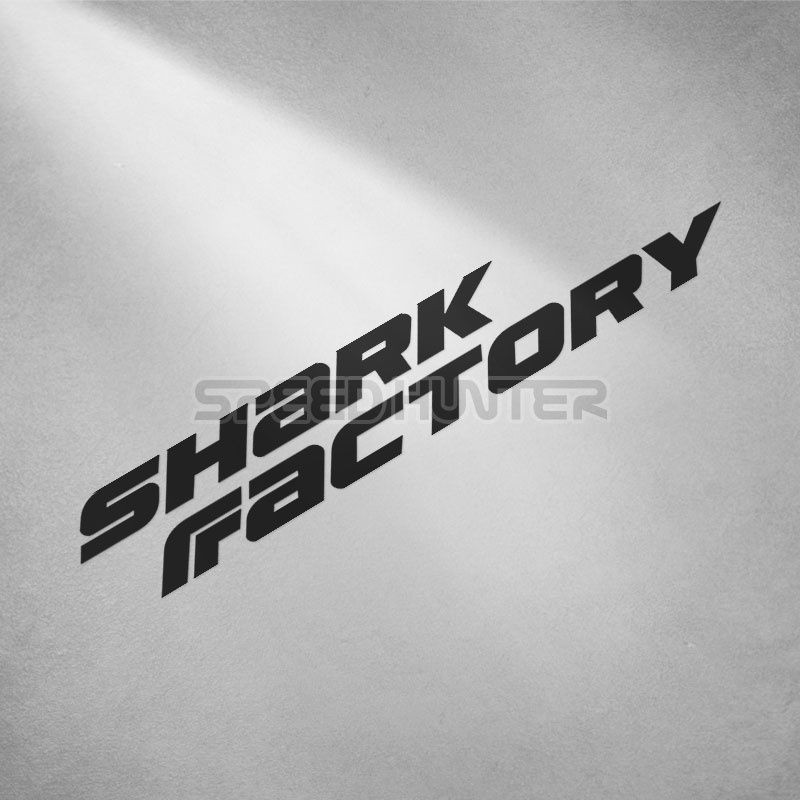 SHARK FACTORY Sponsor SHARK FACTORY Body Modification สติ๊กเกอร์สะท้อน ...