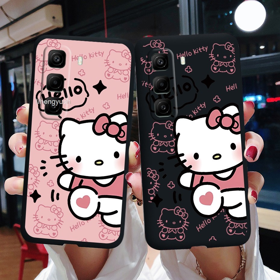 เคสโทรศัพท์ Hello Kitty Infinix Hot 50 4G X6882 Casing Soft Case ...