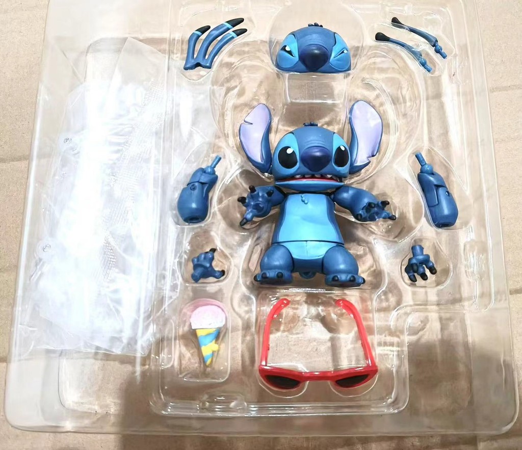 Revoltech Stitch Action Figure Disney Lilo & Stitch Movie Movable Joint ...