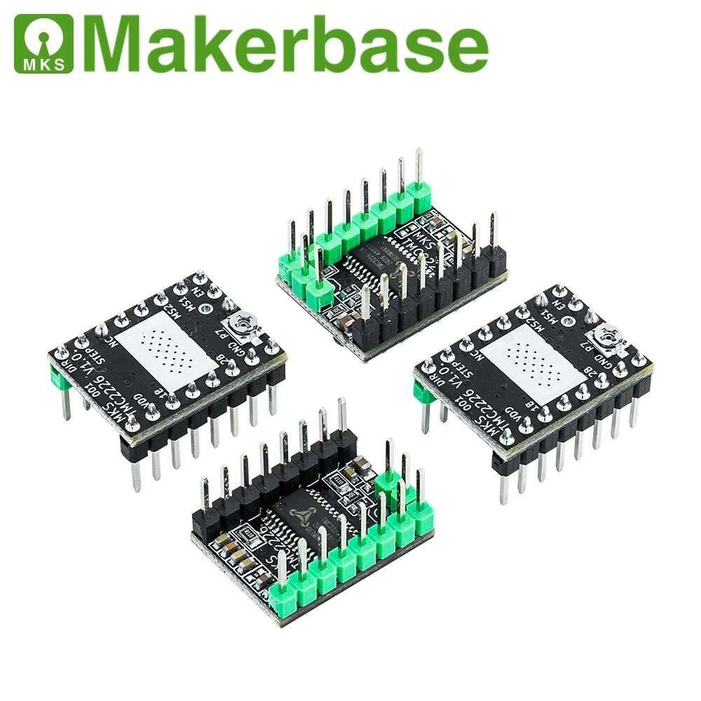 Makerbase MKS TMC2226 2226 Stepper Motor Driver StepStick 3d ชิ้นส่วนเครื่องพิมพ์ 2.5A UART ...