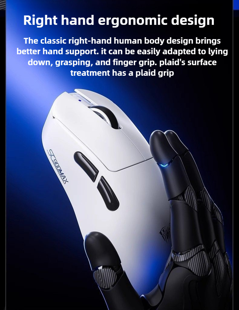 AULA SC900 Pro/Max ไร้สาย Tri-mode Esports เมาส์ Dual 8K น้ําหนักเบา PAW3395 สําหรับคอมพิวเตอร์ ...