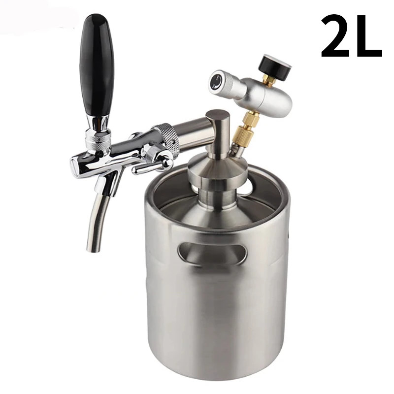 Mini Keg Growler Kit (2-4L เบียร์ Keg & ก๊อกน้ําเบียร์แบบปรับได้ ...