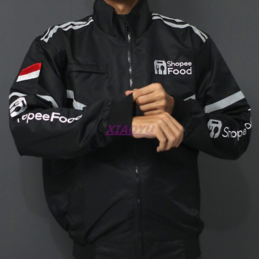 JAKET KURIR SIOREN อาหารพิมพ์เต็มรูปแบบ CUSTOM DESAIN SUKA | Shopee ...