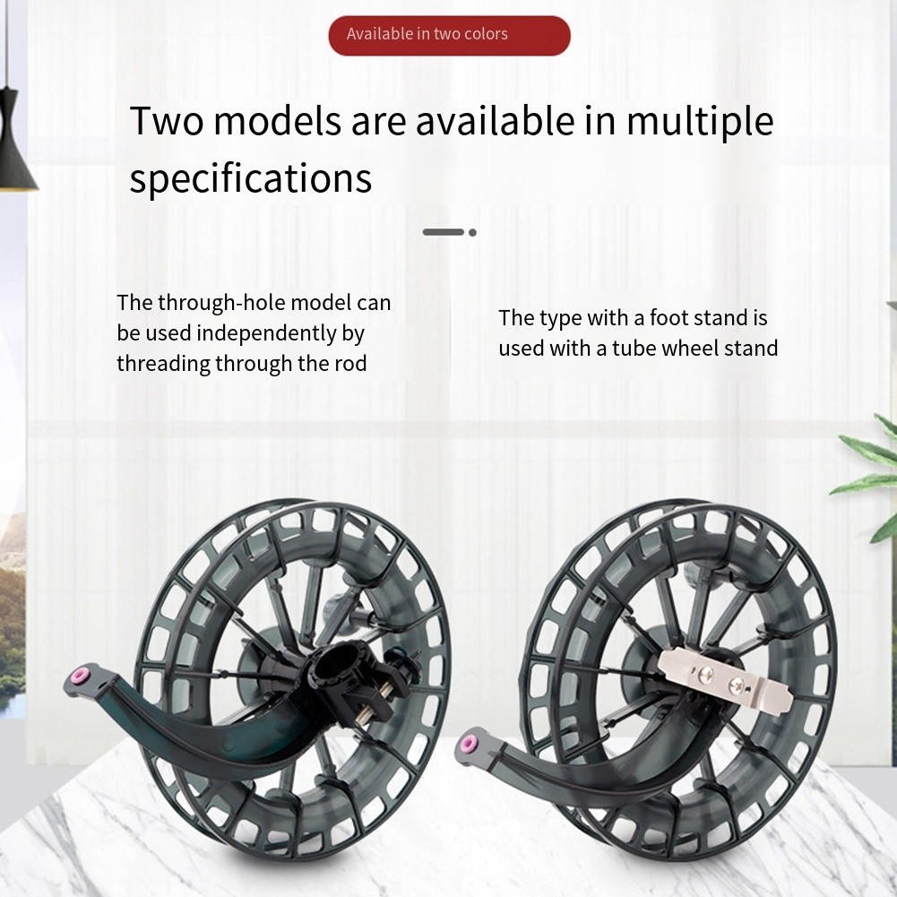 LALA Hand-Wind Fishing Line Spool - 4 ขนาด (8-20 ซม.) พร้อมไกด์ ...