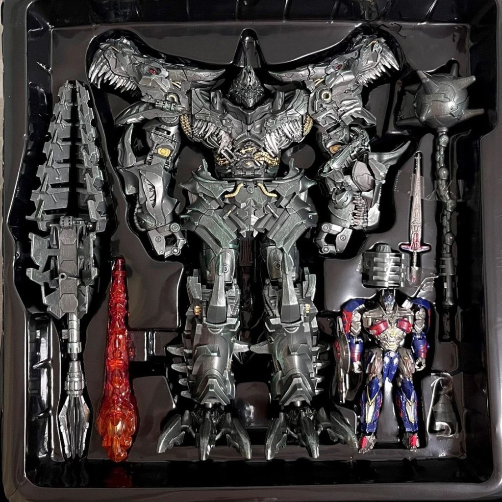 ♞รุ่นอัพเกรด Weijiang สายเหล็ก Transformers ของเล่น Tyrannosaurus Rex ...