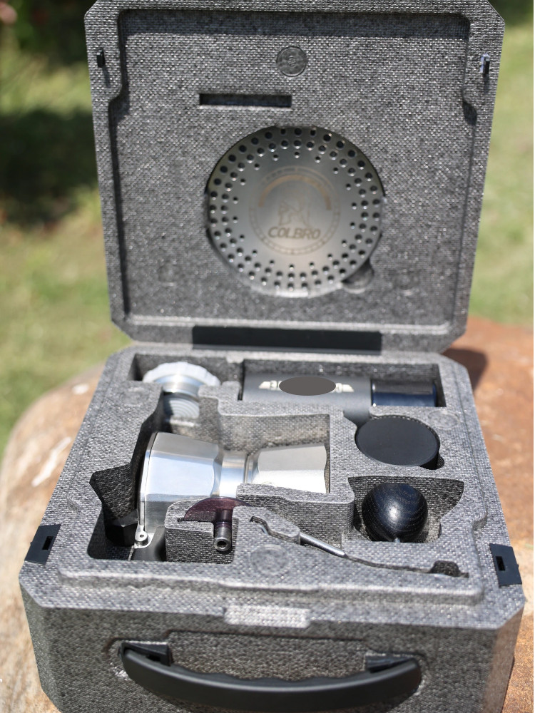 Colbro ชุดกาแฟเดินทางกลางแจ้งถุงเก็บแบบพกพาเครื่องบดถั่วกล่องเก็บ Moka ...