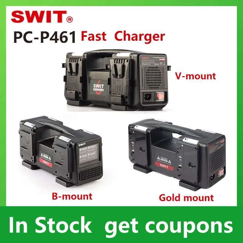 ขายร้อน SWIT PC-P461B PC-P461S PC-P461A 4x100W Super Fast B-mount V ...