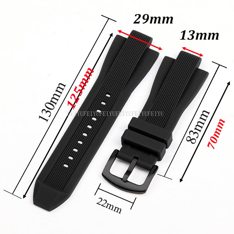 1329mm สายนาฬิกายางสําหรับ Michael Kors สายนาฬิกาซิลิโคน MK8184 MK8152 ...