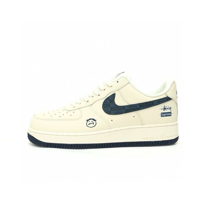 Supremex Stussy x Nike Air Force 1 07 Low"Supreme"รองเท้าสเก็ตบอร์ดกีฬา ...