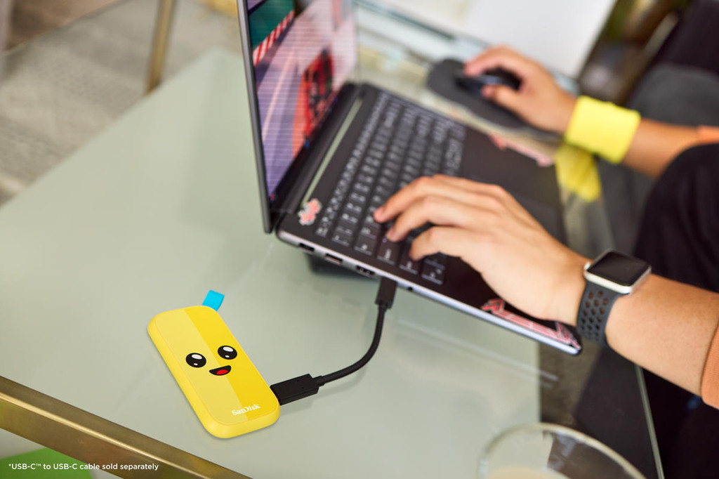 SanDisk Fortnite Portable SSD 1TB ,2TB – Peely Edition (SDSSDE30) Speed ...