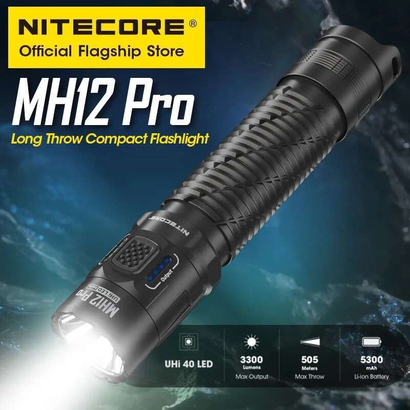 โปรโมชั่น NITECORE MH12 Pro USB-C ชาร์จไฟฉายขนาดกะทัดรัด 505 เมตรไฟฉาย ...