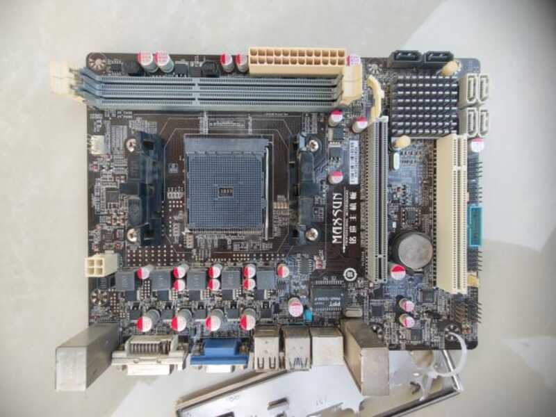 MAXSUN/Ming Xuan MS-A85FX Full Solid รุ่น DDR3 คอมพิวเตอร์ FM2 + Motherboard แบบบูรณาการ DVI ...